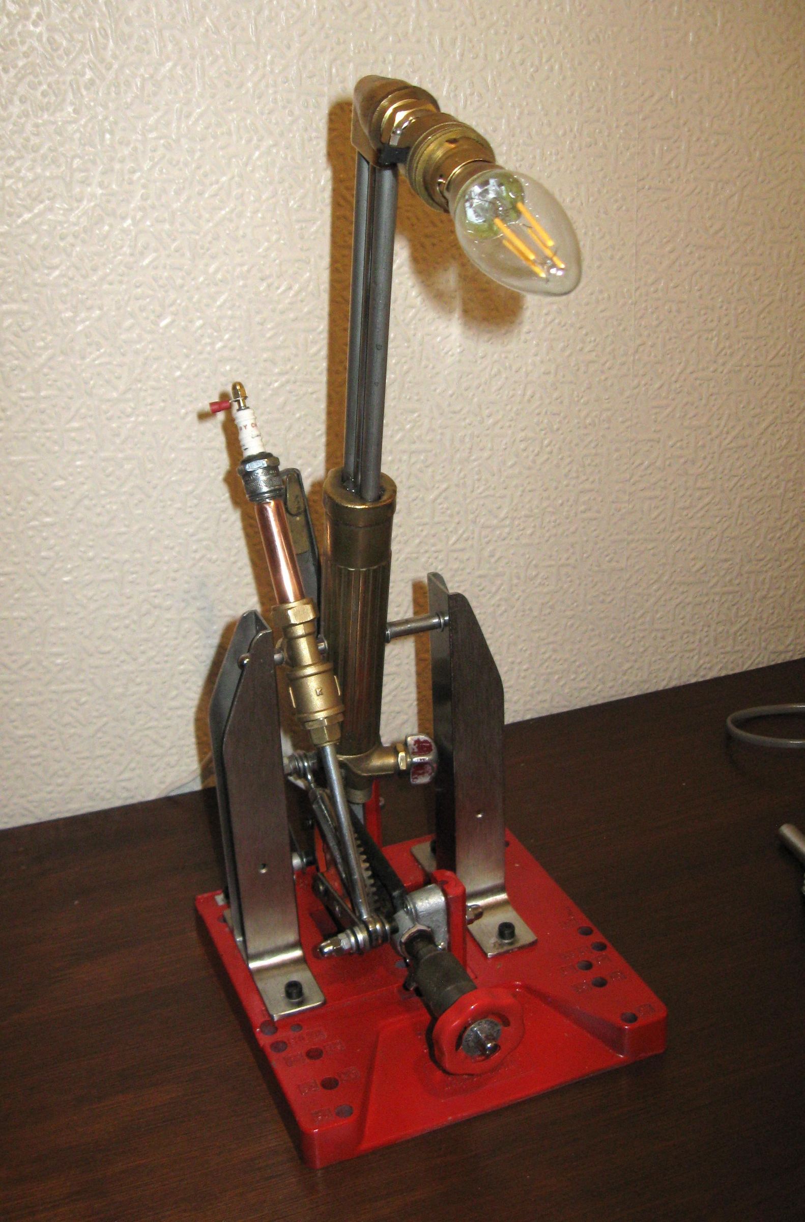 The Steampunk Welding Torch Desk Lamp : 14 Steps (with Pictures ...