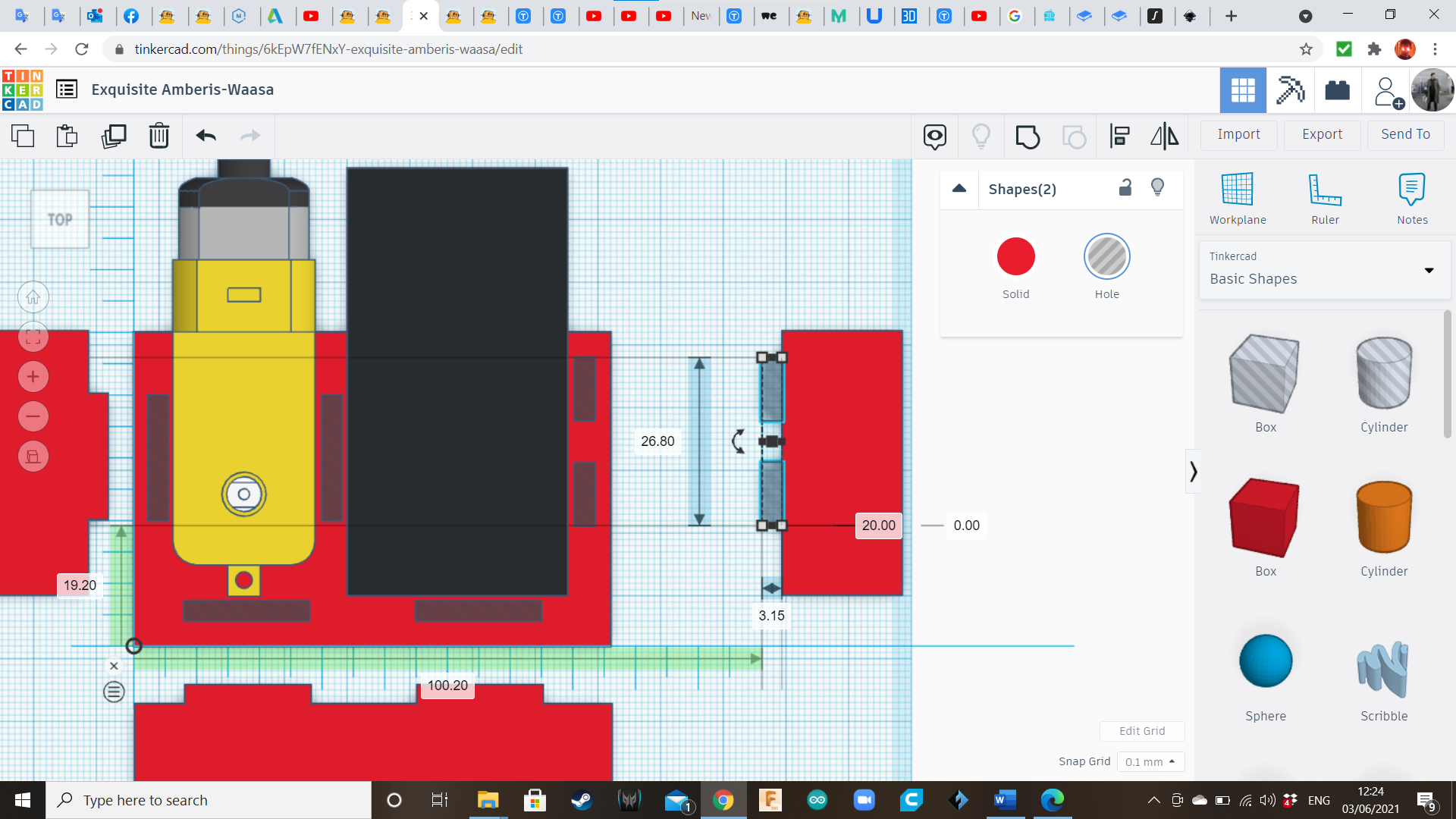 Tinkercad Robotics for School: Laser-cut Walking Machine! : 27 Steps ...