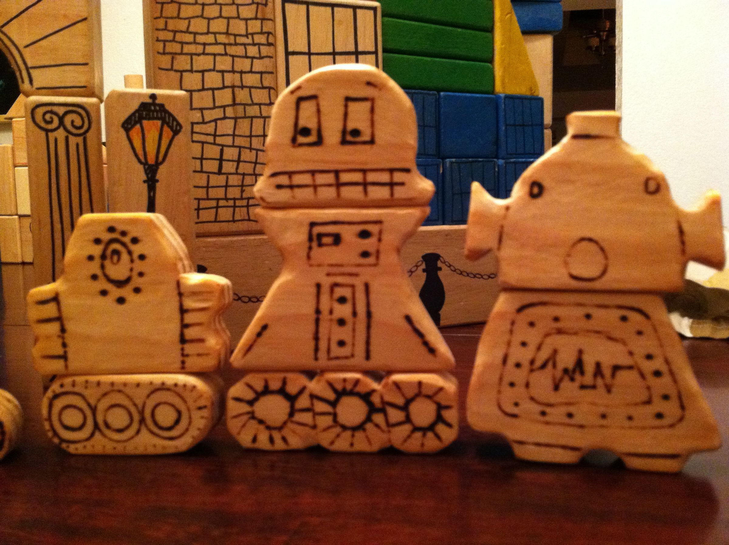 Wood Block Robots (with Pictures) - Instructables
