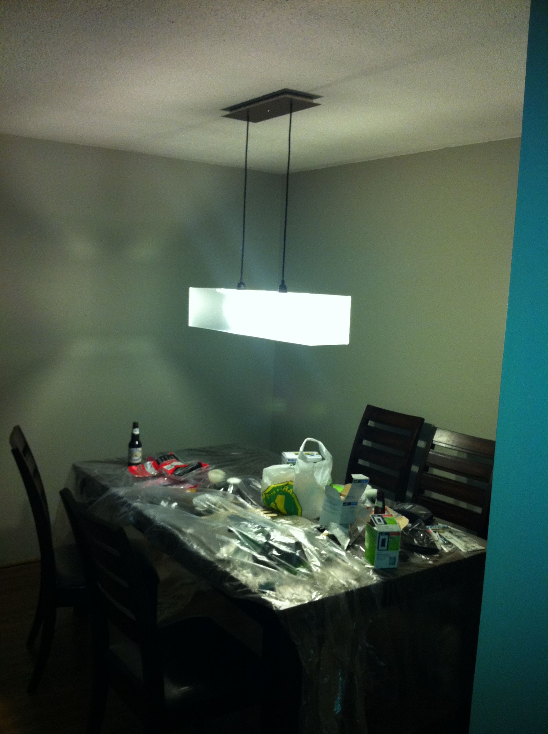 Modern Frosted Acrylic Pendant Lamp : 4 Steps (with Pictures ...