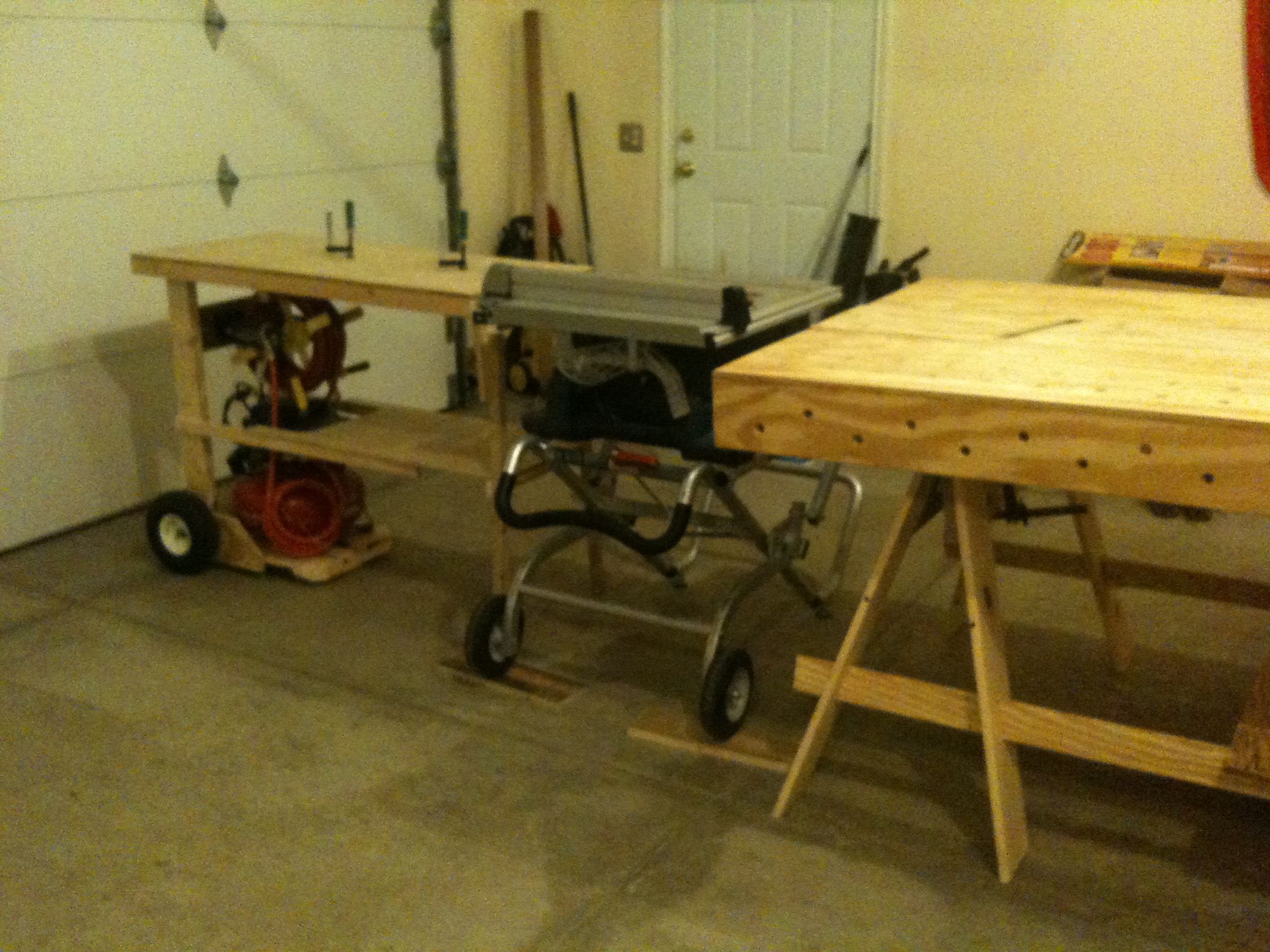 Portable Worktable Using Compressor Cart : 6 Steps (with Pictures ...