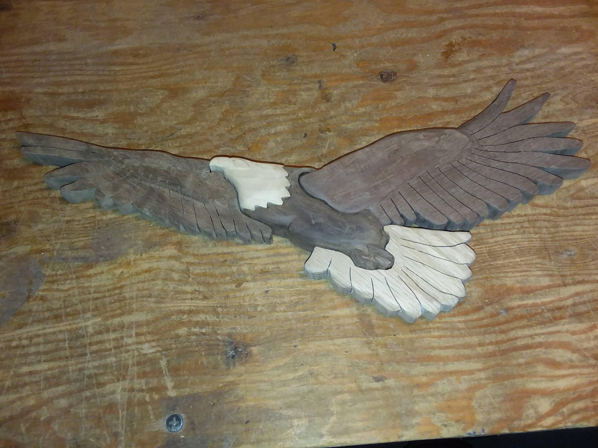 Wood Eagle Wing Pattern