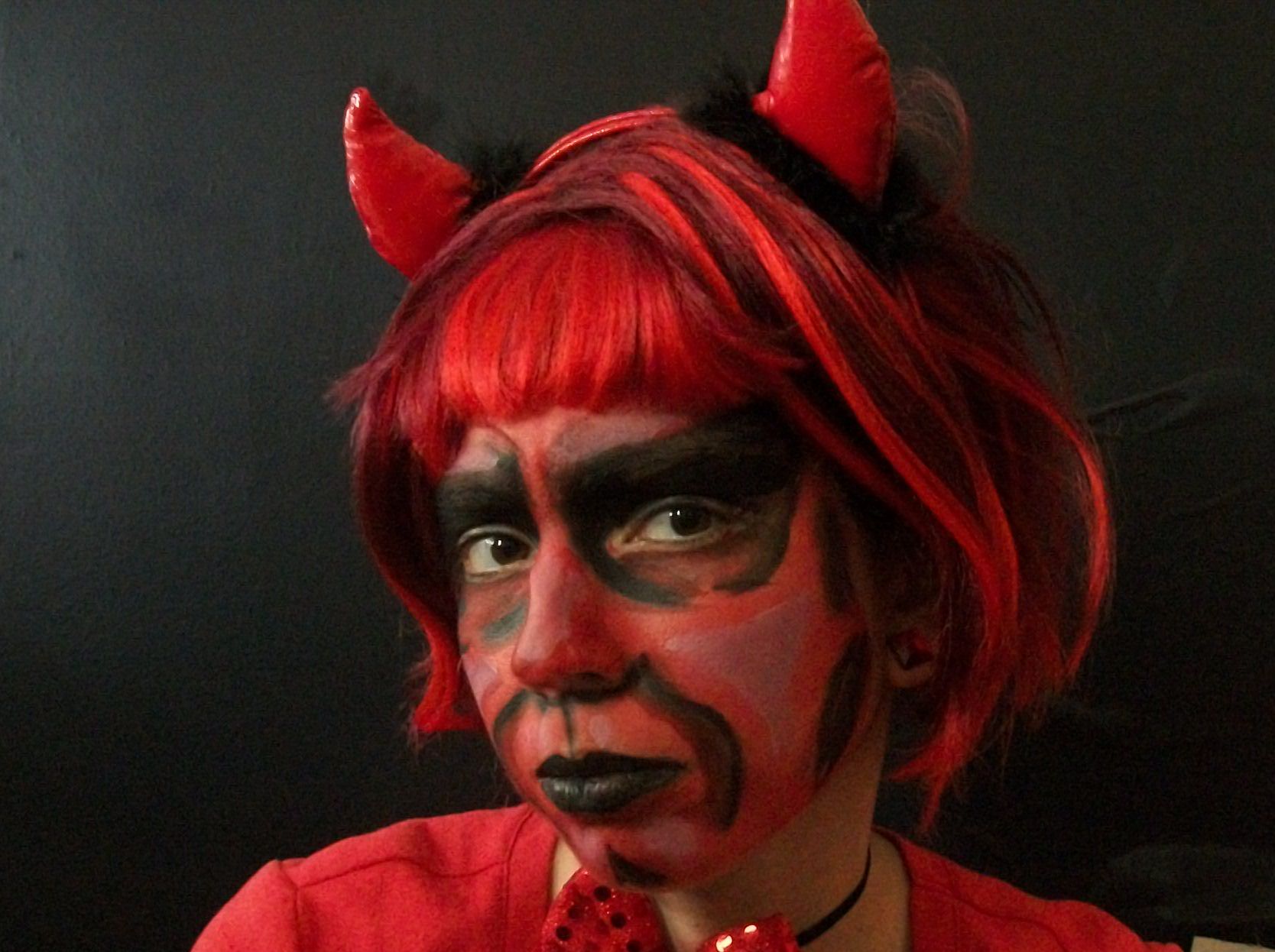 Devil Face Paintings