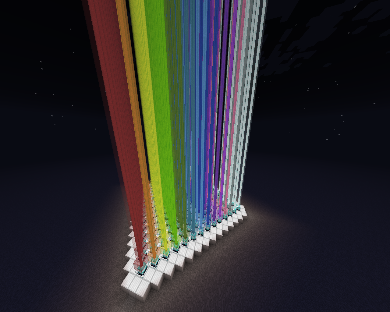 Color Beacons in Minecraft : 6 Steps - Instructables