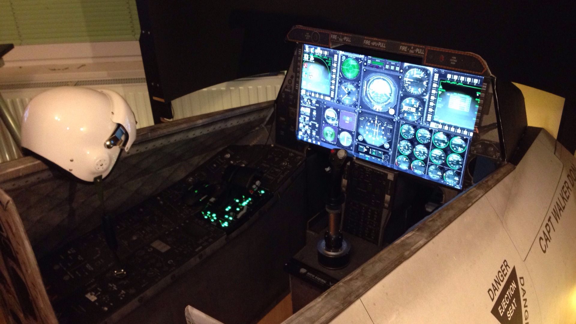 A-10 Jet Aircraft Cardboard Cockpit Replica : 5 Steps (with Pictures ...