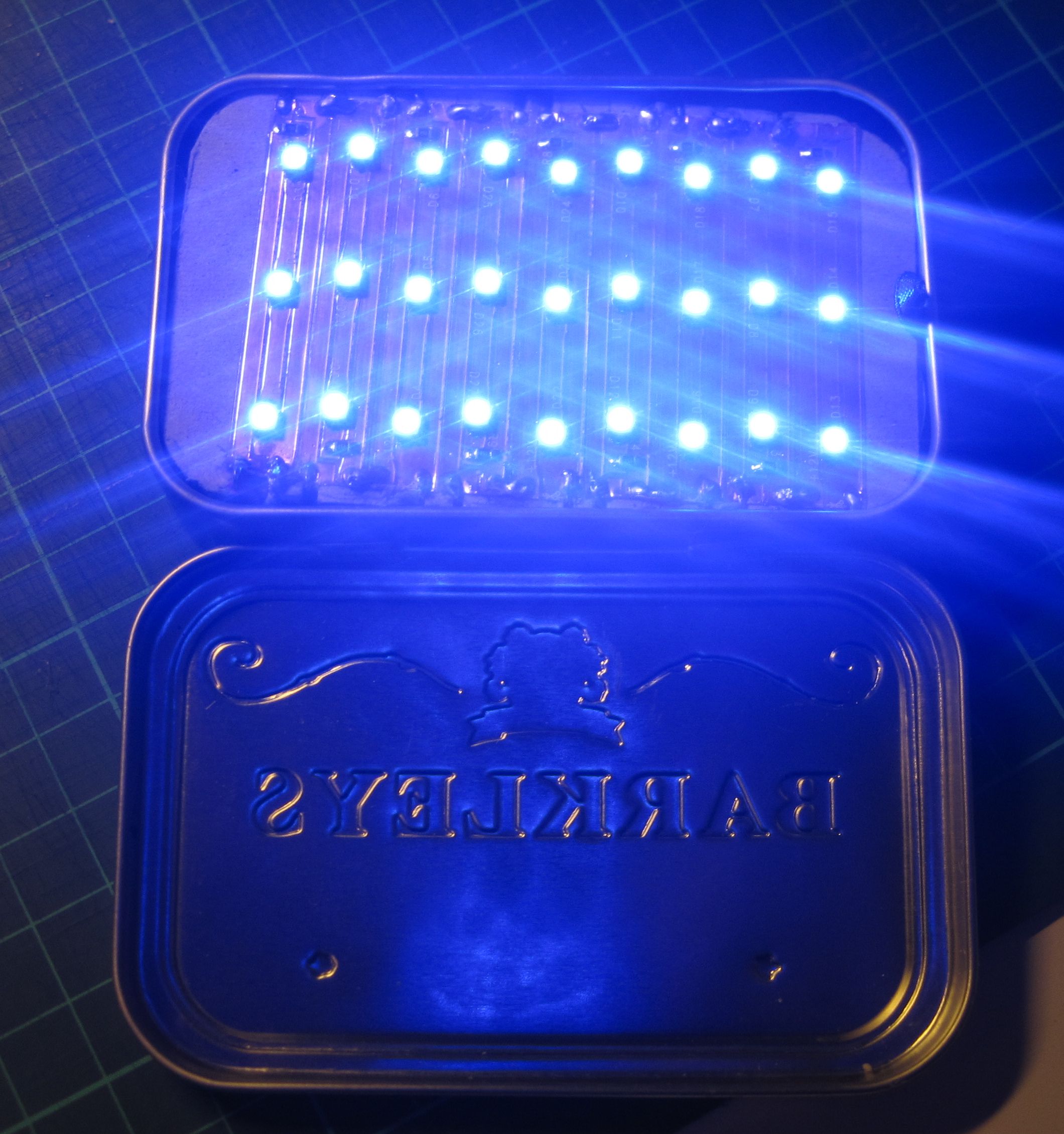Blue LED Light Box in an Altoids(-like) Tin : 11 Steps (with Pictures ...