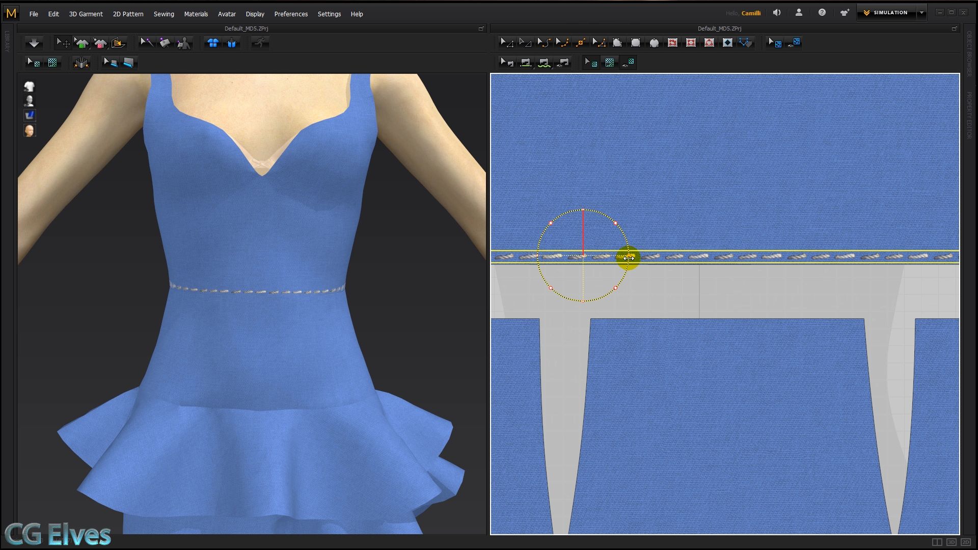 Marvelous Designer Tutorial for Beginners How to Make Stitches for Your ...