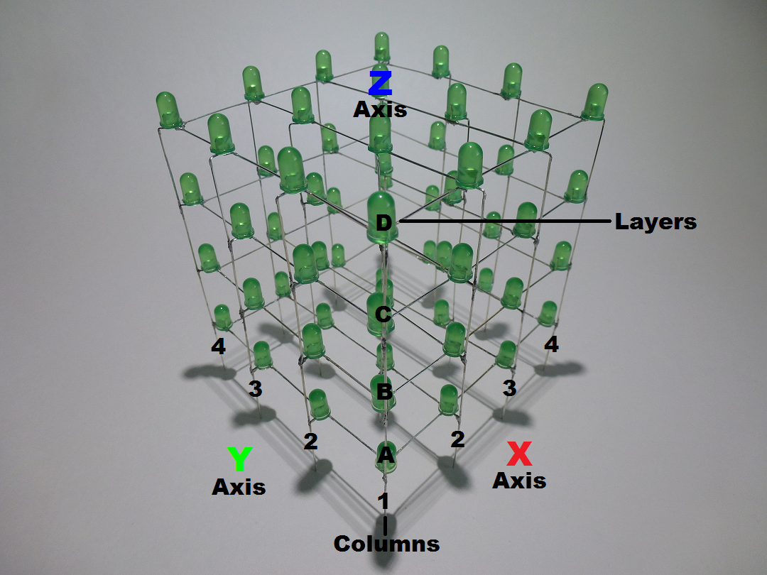 4x4x4 LED Cube (Arduino Uno) : 7 Steps (with Pictures) - Instructables
