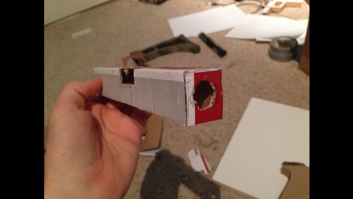 Make a Cardboard Glock With Working Parts : 9 Steps - Instructables