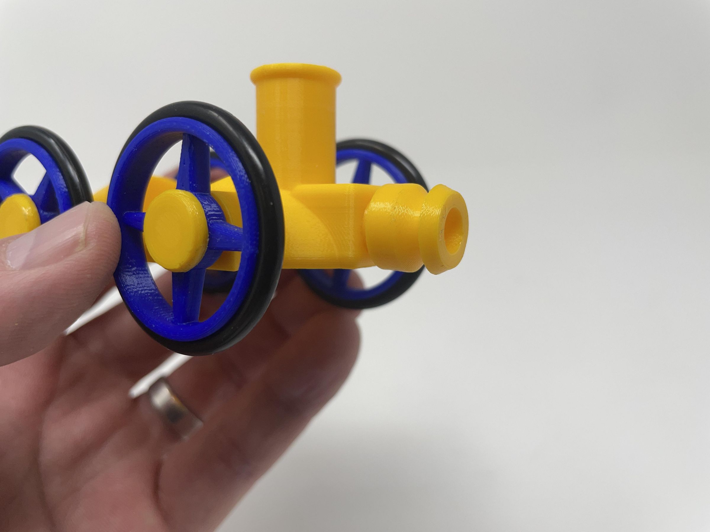 A 3D Printed Balloon Powered "Jet" Car With Inflator. : 6 Steps (with ...