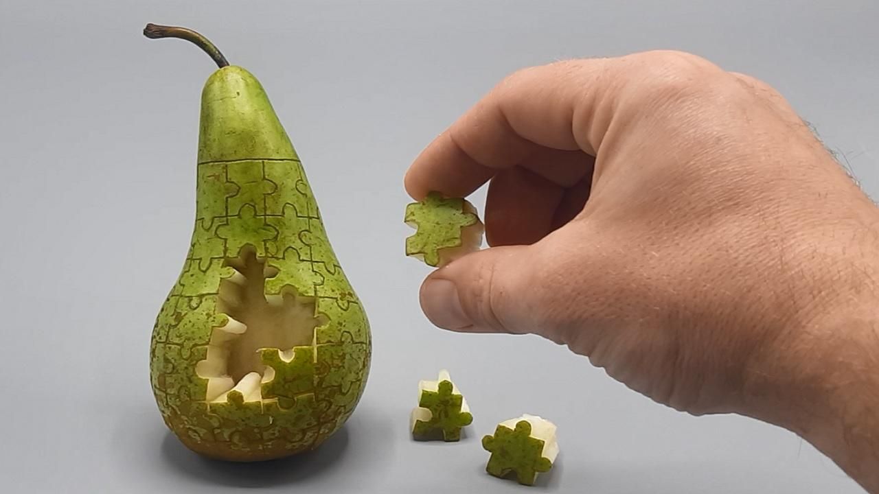 Pear Jigsaw Puzzle : 5 Steps (with Pictures) - Instructables