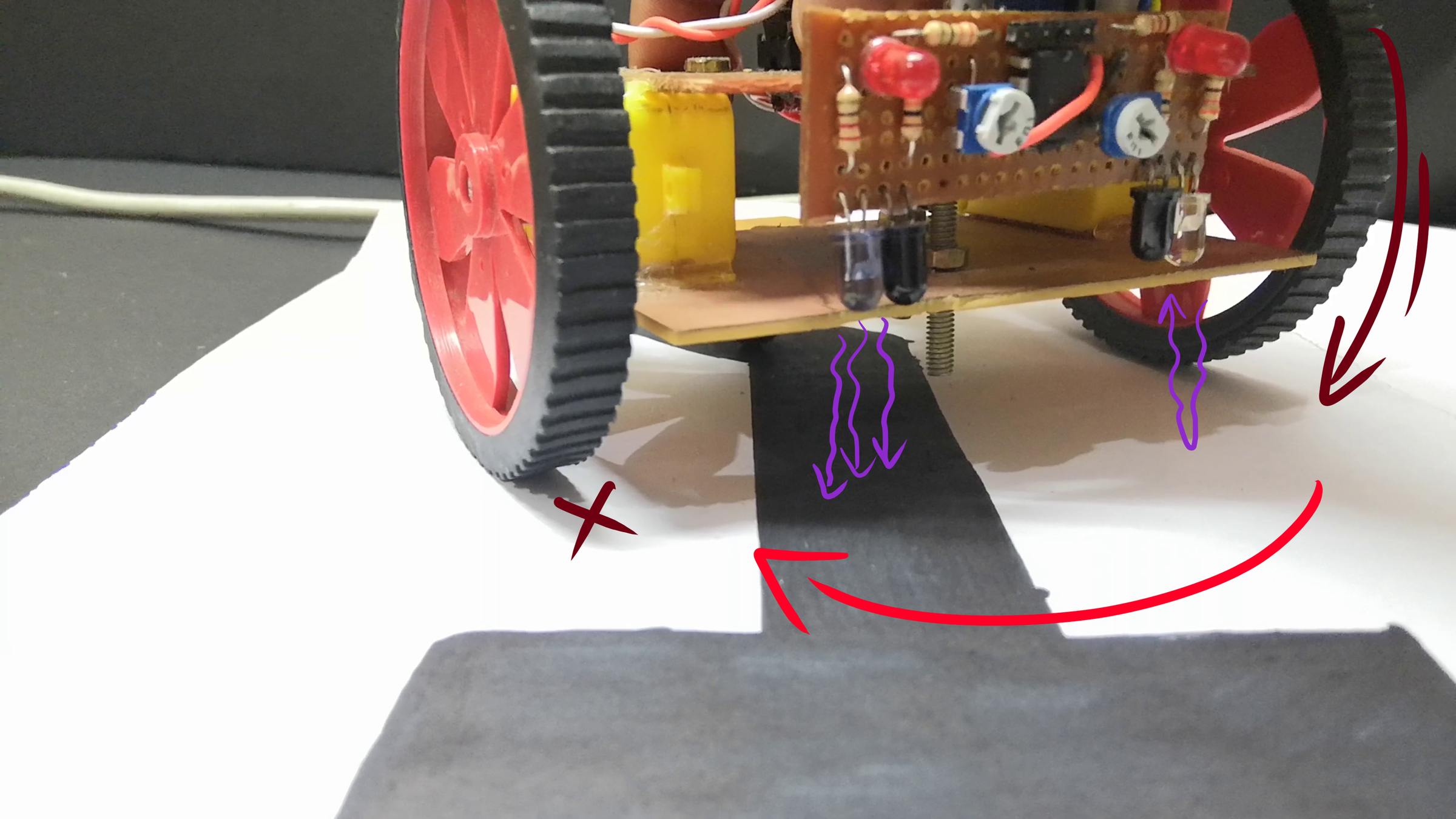 IR Based Line Following Robot From Scratch [No Microcontroller] : 15 ...
