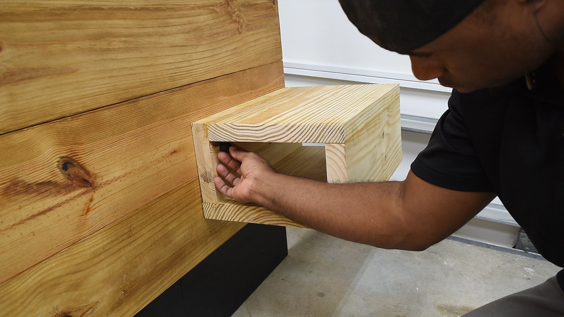 DIY Platform Bed With Floating Night Stands : 7 Steps (with Pictures ...