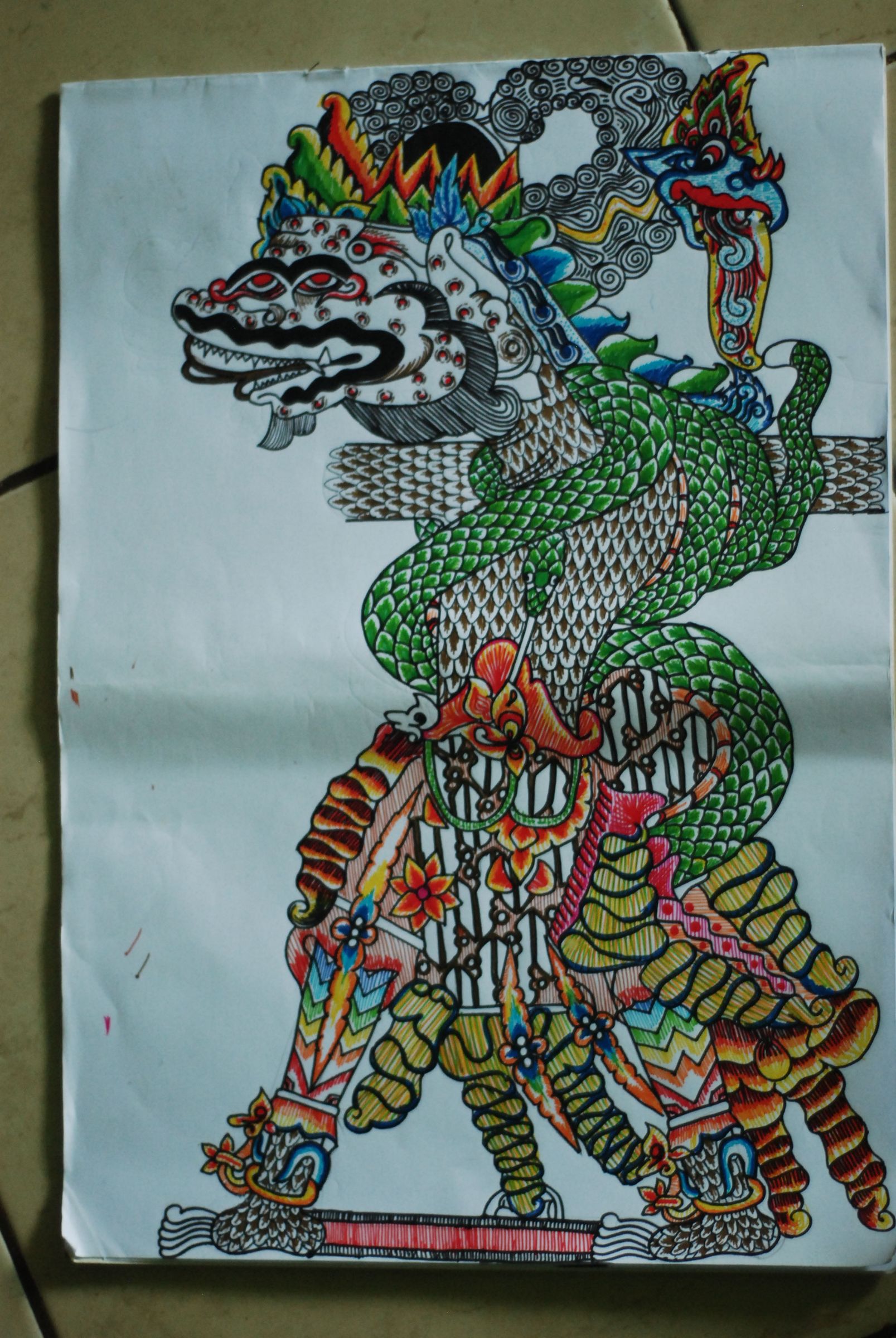 How to Make Colorful WAYANG From Cardboard : 8 Steps (with Pictures ...