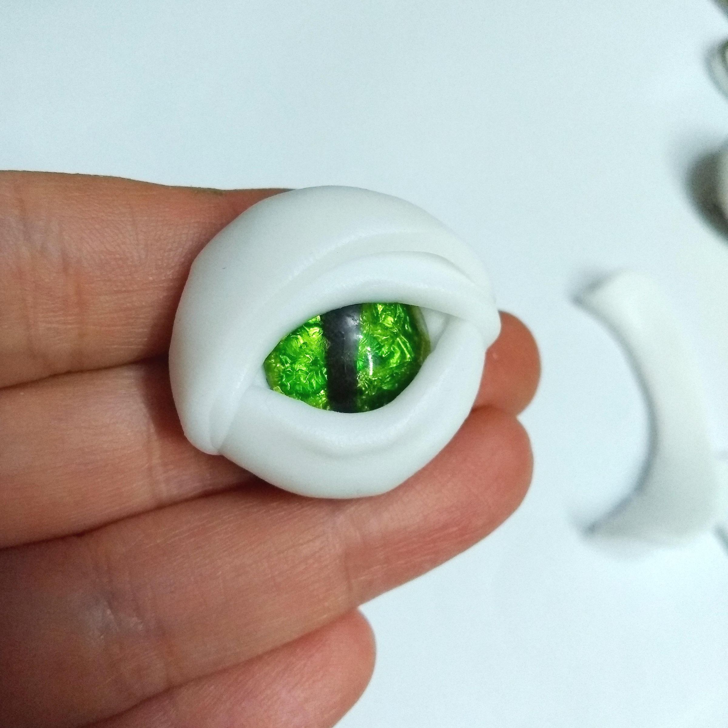 DIY Dragon Eye Brooch From Polymer Clay : 6 Steps (with Pictures ...