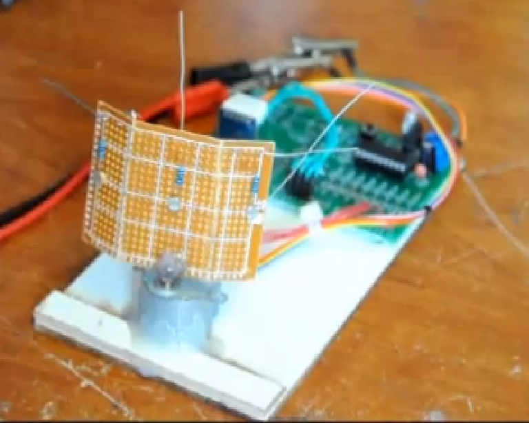 Single-Axis PIC Controlled Solar Tracker DIY Kit : 4 Steps - Instructables