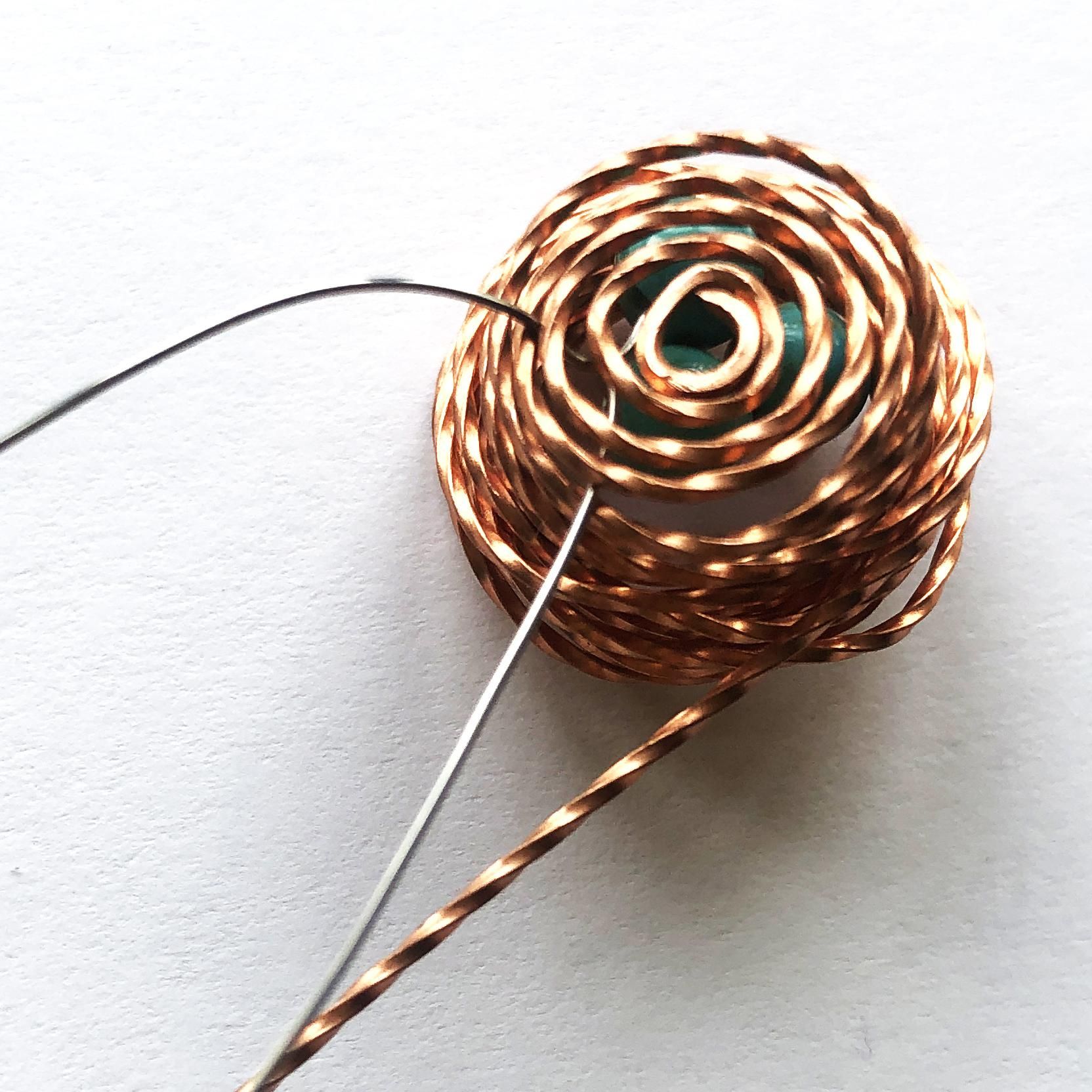 Copper & Turquoise Bird's Nest Pendant : 10 Steps (with Pictures ...