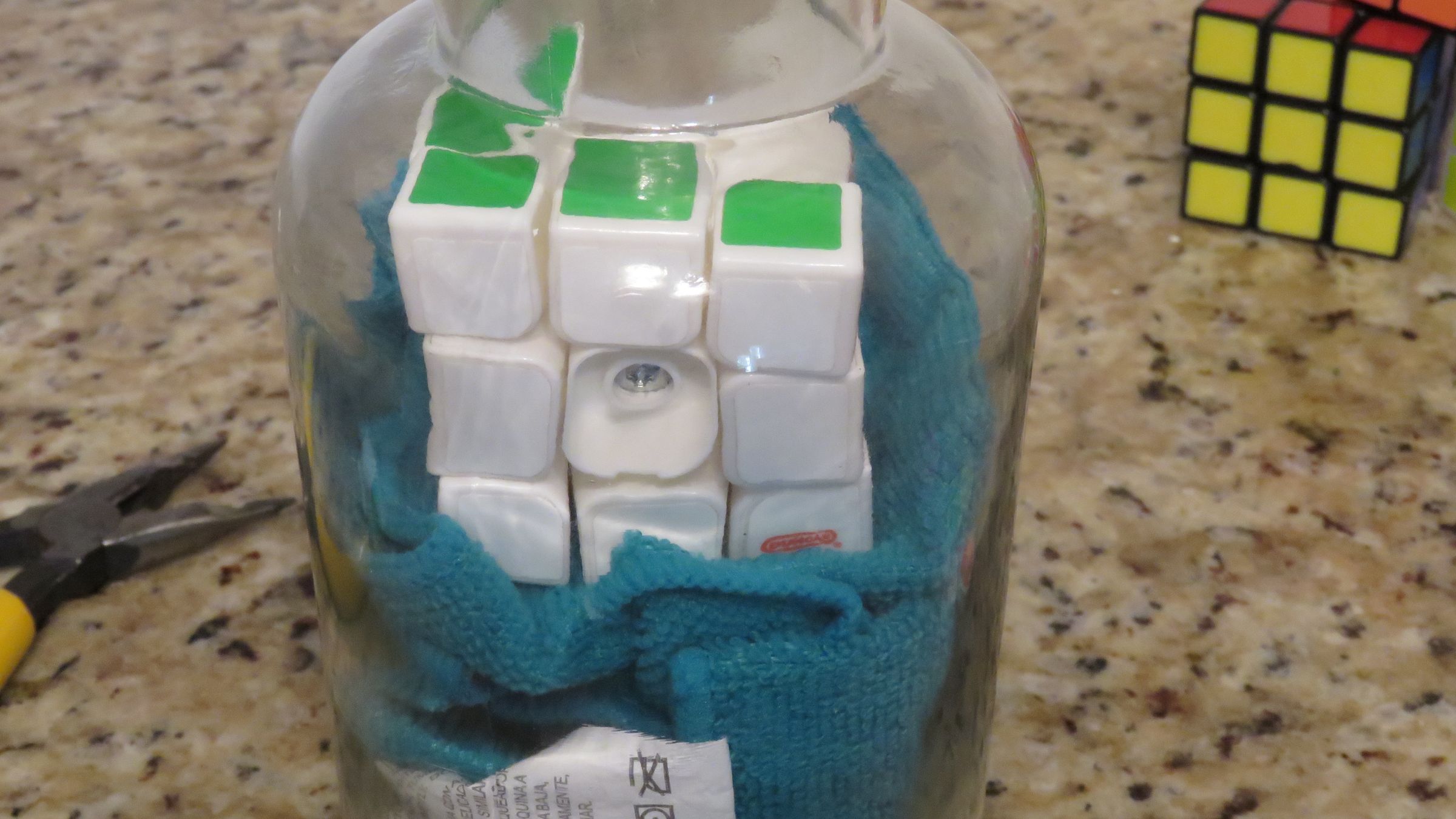 How to Put a Rubik's Cube in a Bottle! : 9 Steps (with Pictures ...