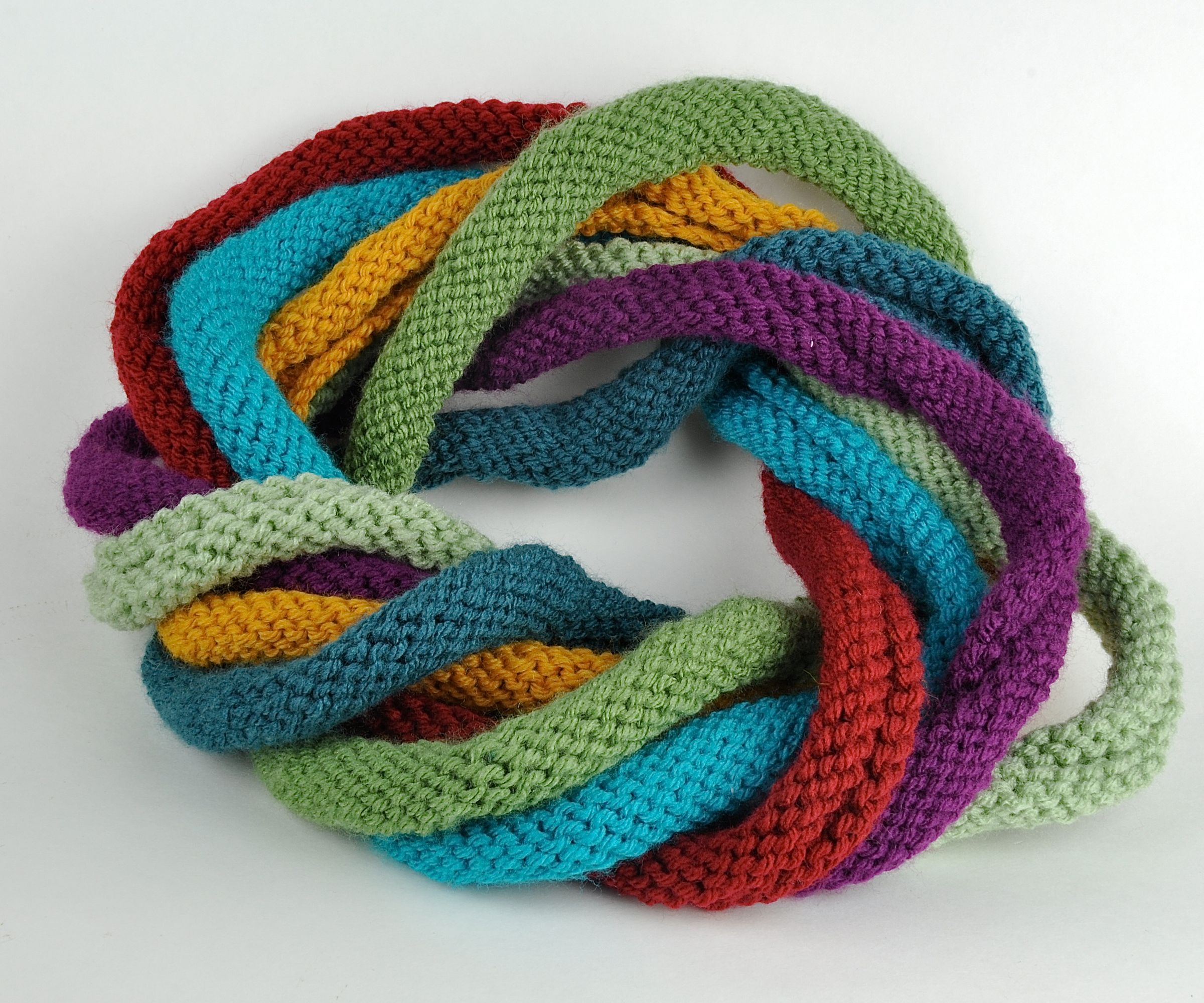 Infinity Times 7 Scarf - Knitting in a Round : 4 Steps (with Pictures ...