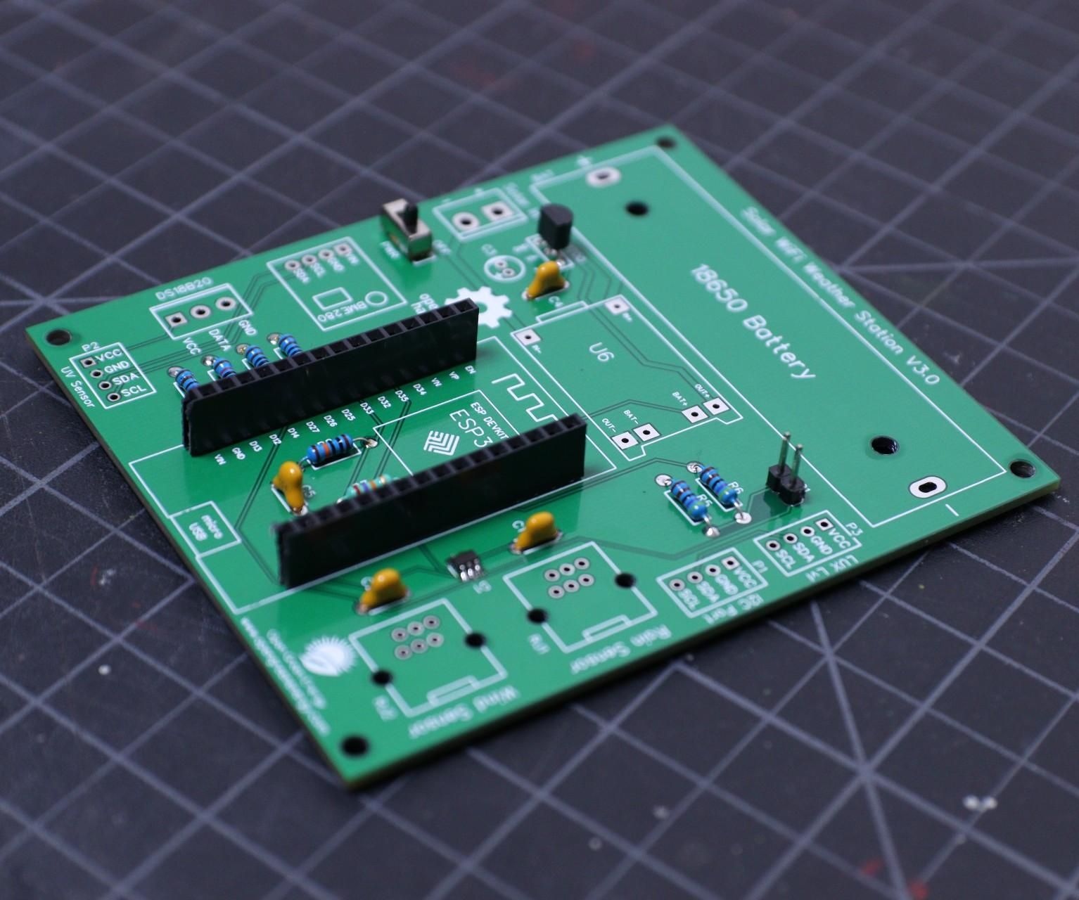 Solar Powered WiFi Weather Station V3.0 : 36 Steps (with Pictures ...