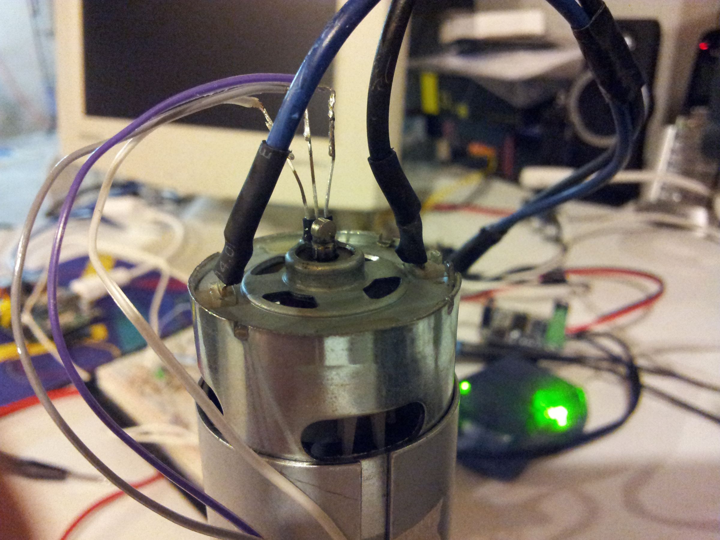 Cheap and Easy Tachometer (RPM Sensor) for Brushed DC Motors : 6 Steps ...