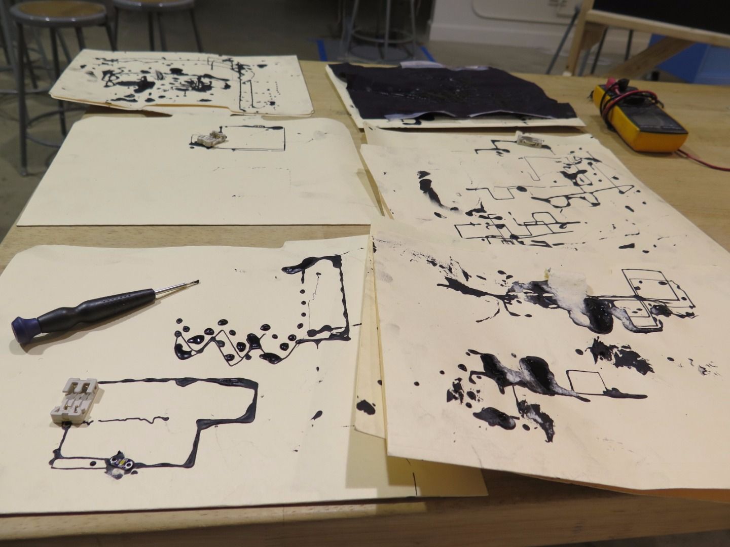 Make a Folding Plotter That Prints Circuits on Textiles : 10 Steps ...