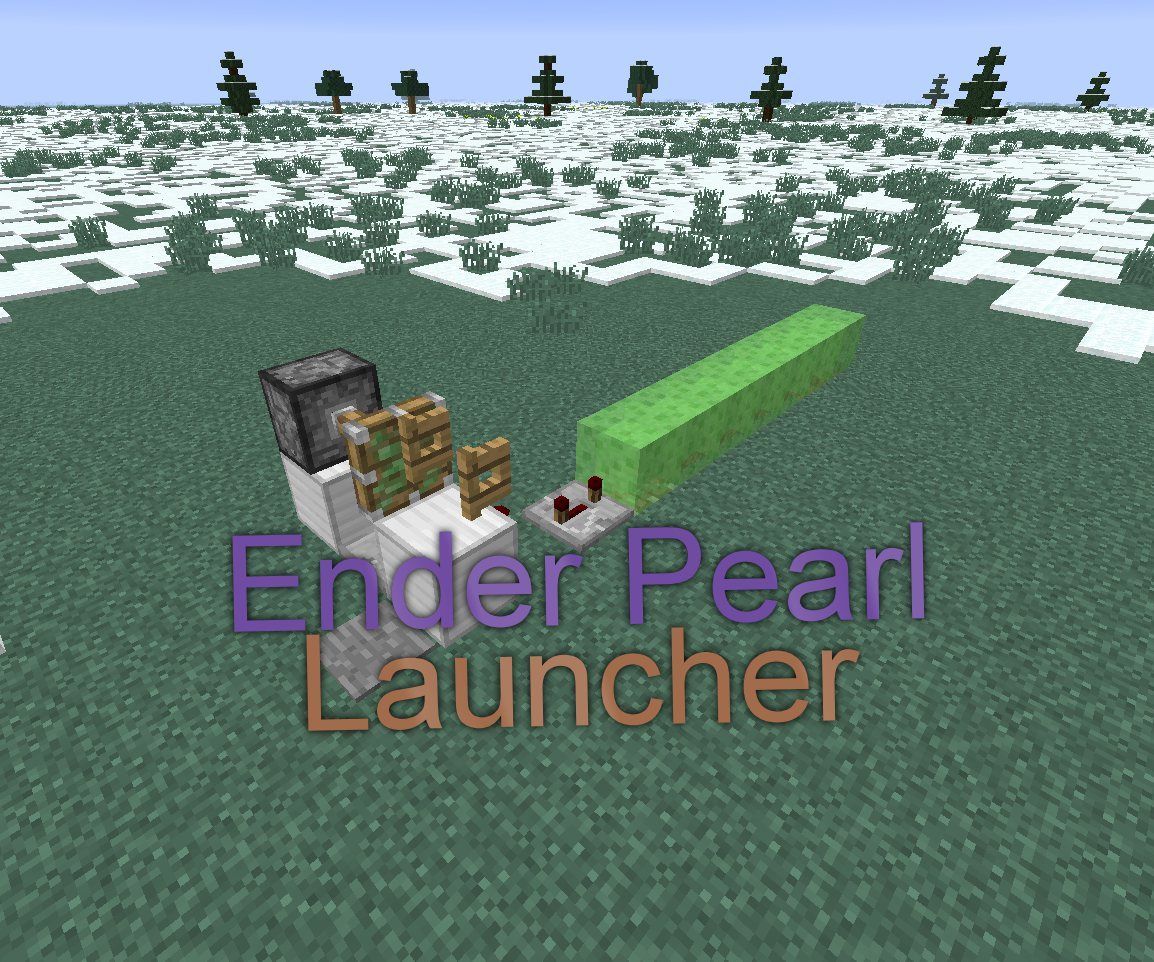 Minecraft: Ender Pearl Launcher - Instructables