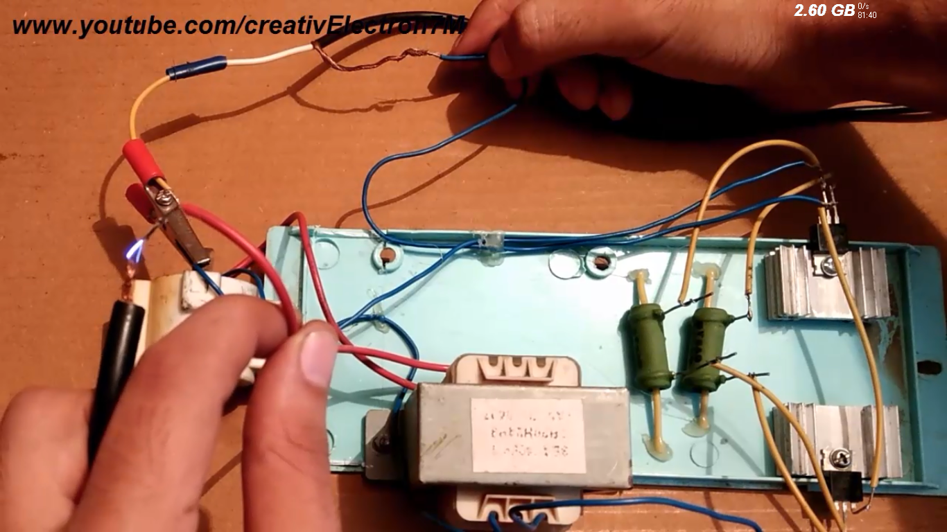 12V DC to 50KV AC High Voltage Plasma Generator Circuit: : 4 Steps ...