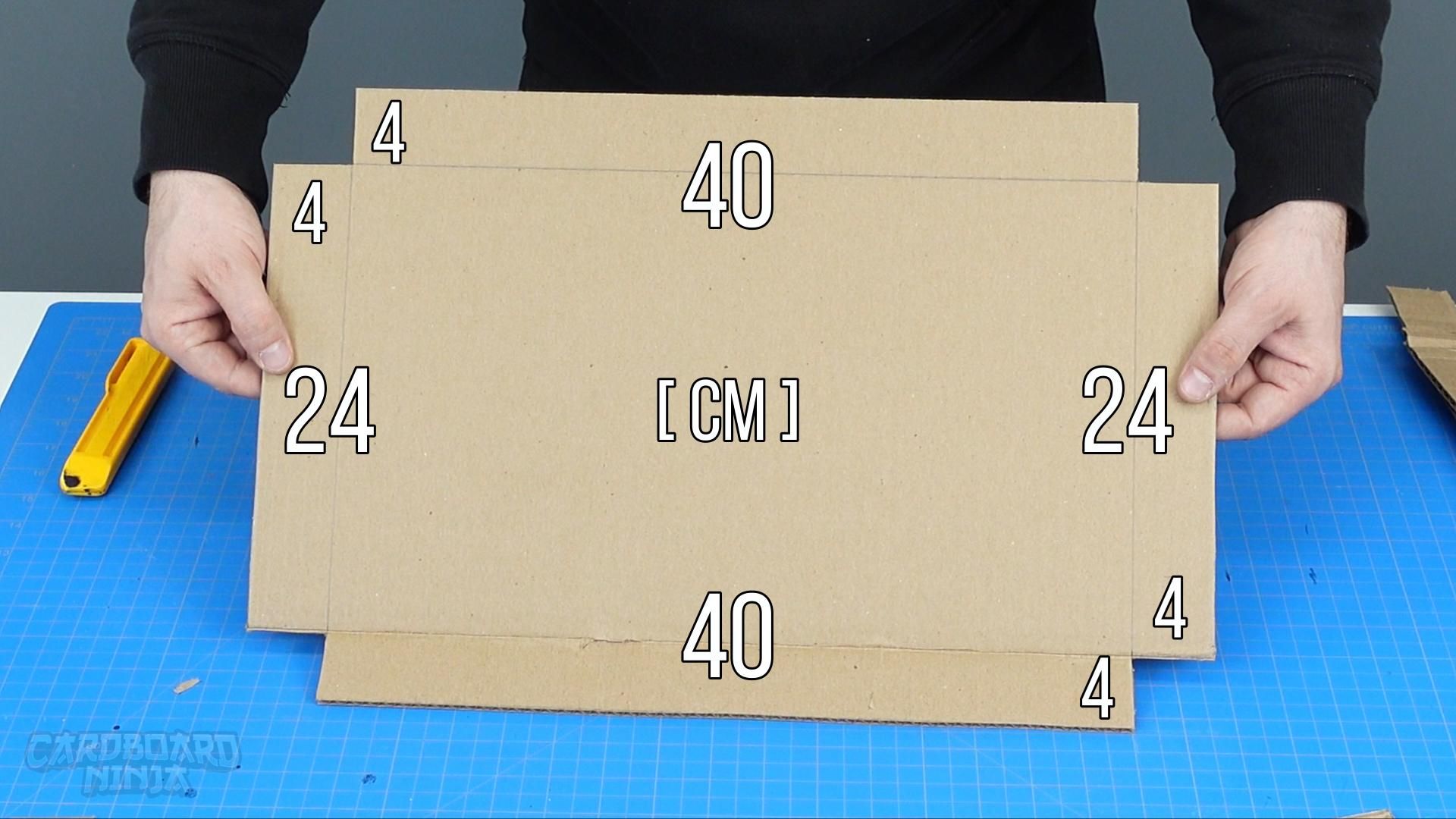 Cardboard Storage Shelf From Single Box : 10 Steps (with Pictures ...