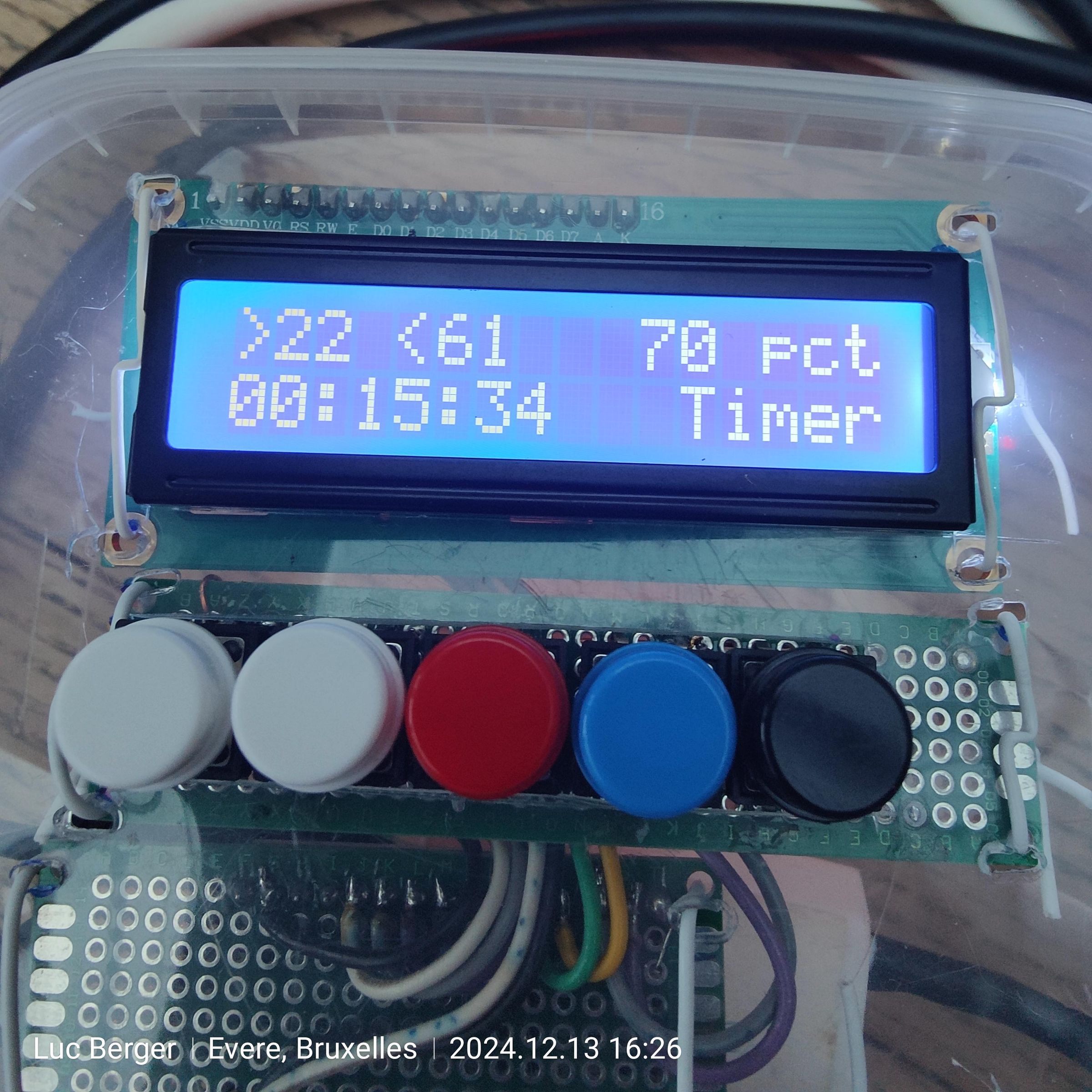 Power by Countdown Timer, LCD Display 16x2, 5 Buttons - Instructables