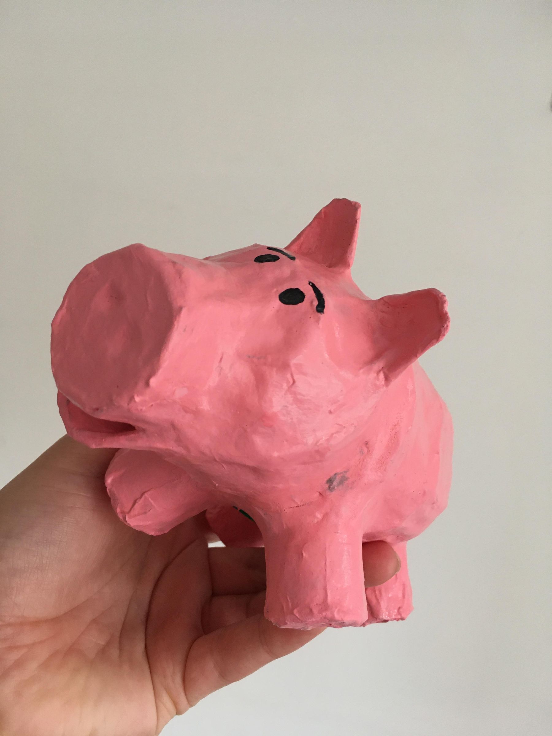 Hamm the Paper Mache Piggy Bank : 14 Steps (with Pictures) - Instructables