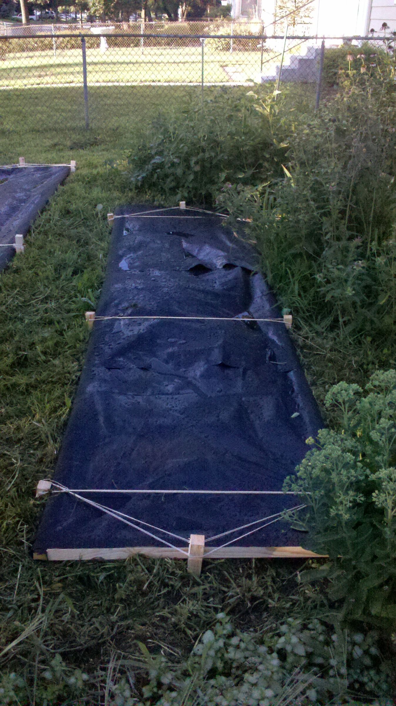 Tarp Frame for End-of-Season Cleanup - Instructables