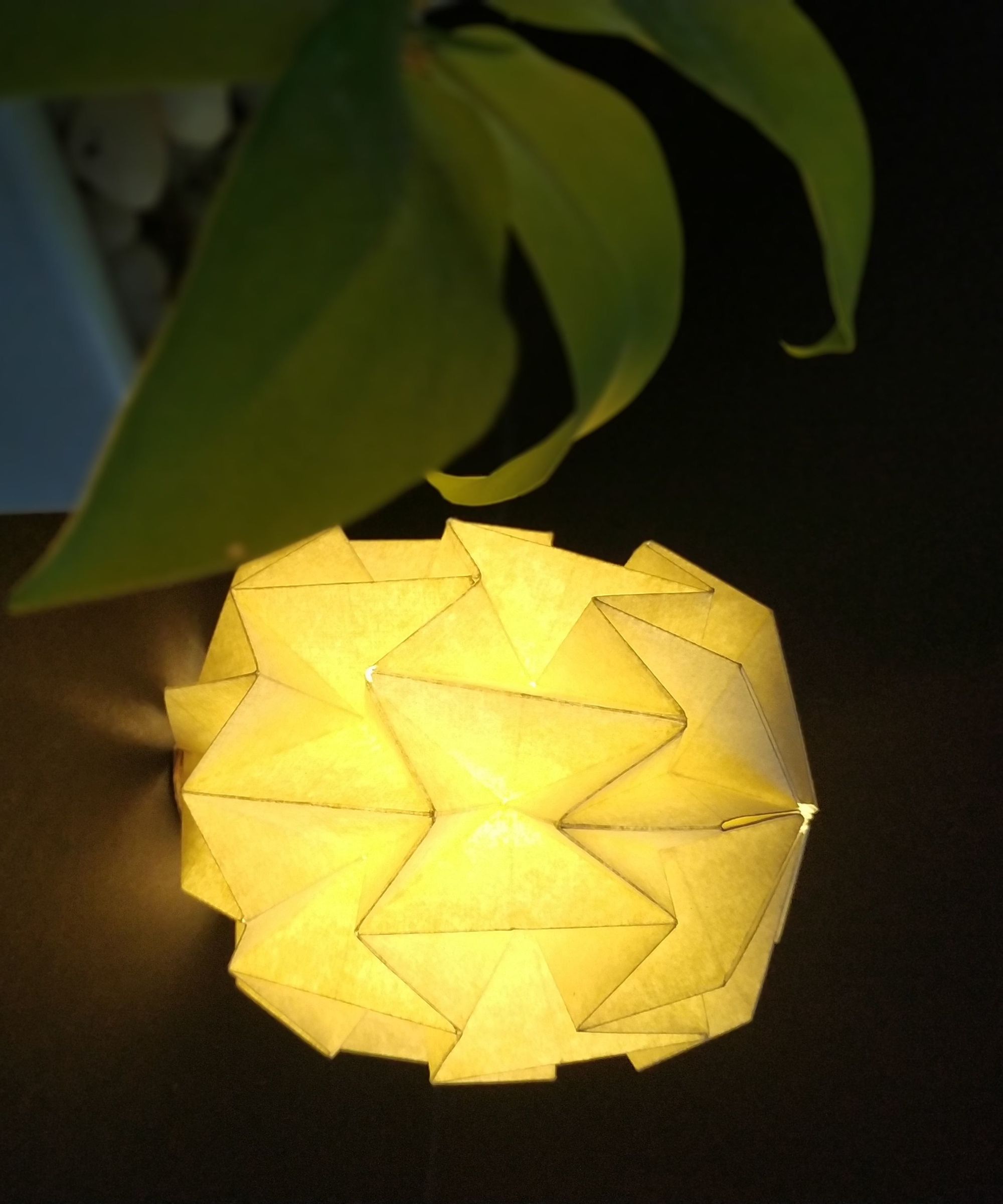 Origami Paper Lamp Shade : 15 Steps - Instructables