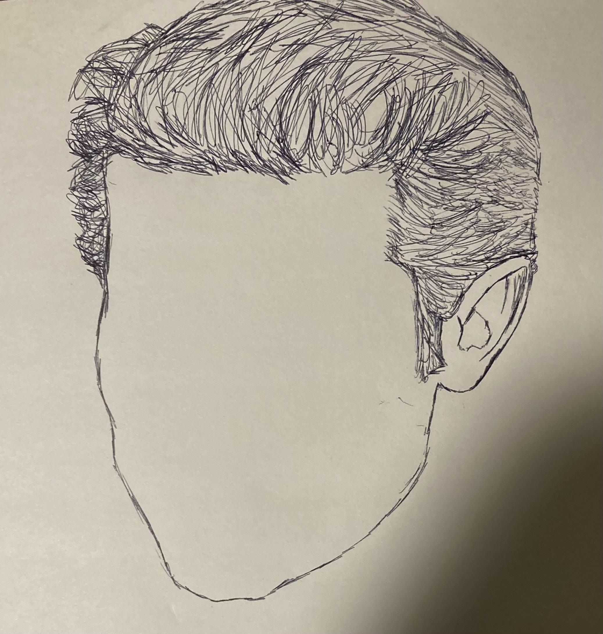 How to Sketch a Free-hand Portrait Using a Reference : 10 Steps ...