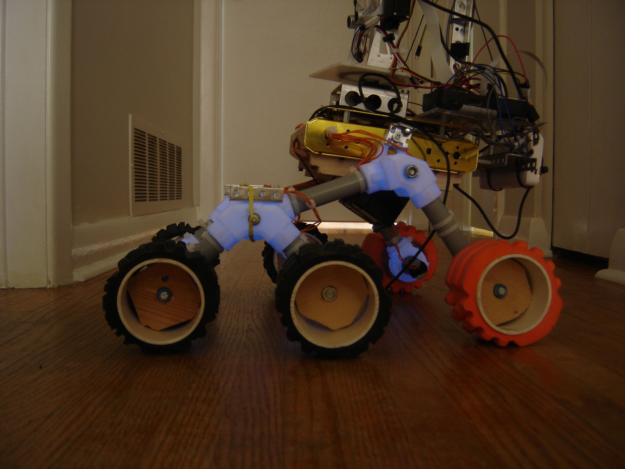 Homemade Mars Rover Teenager
