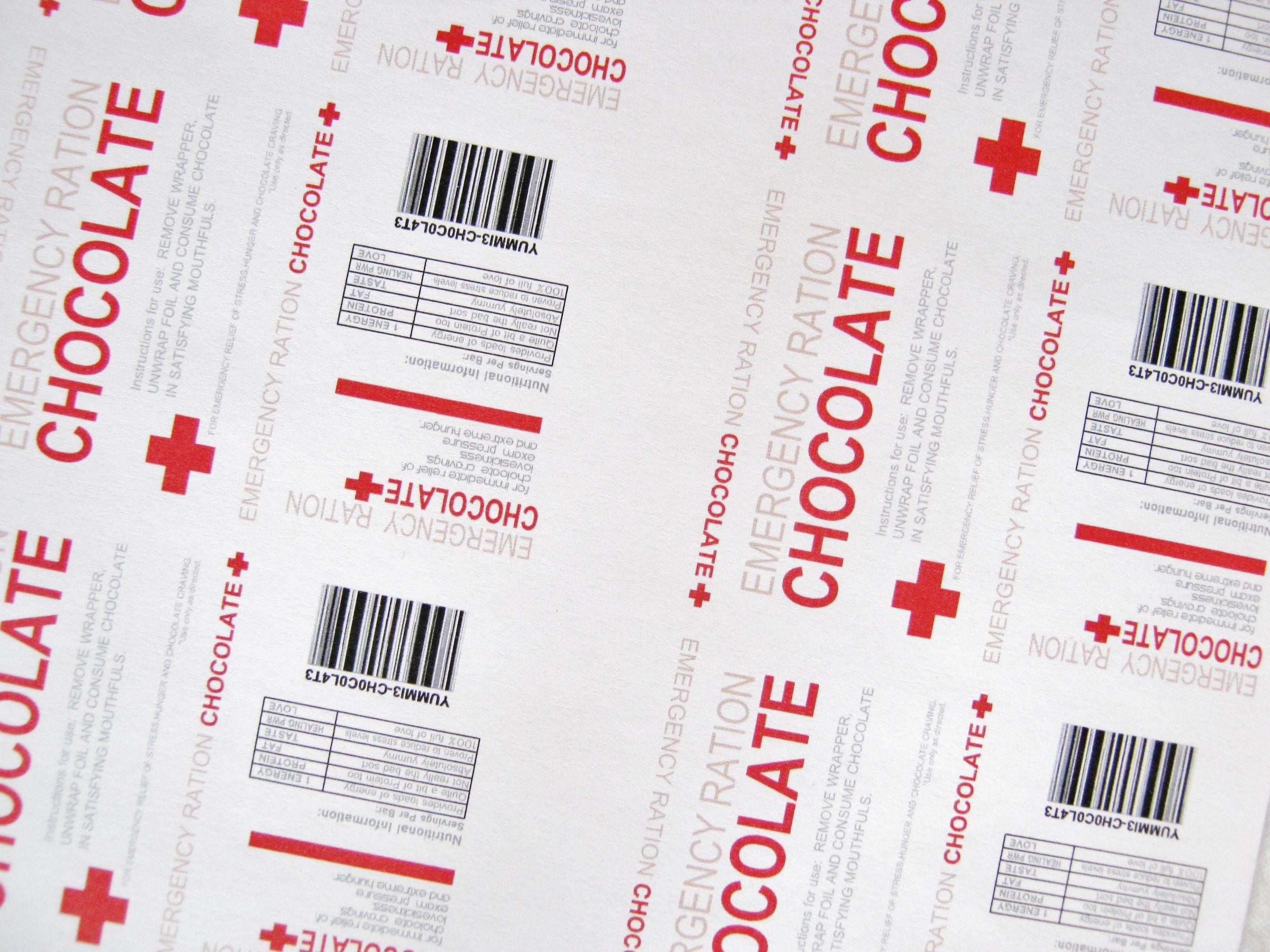 Emergency Chocolate Rations - Simple Holiday Gift : 5 Steps - Instructables