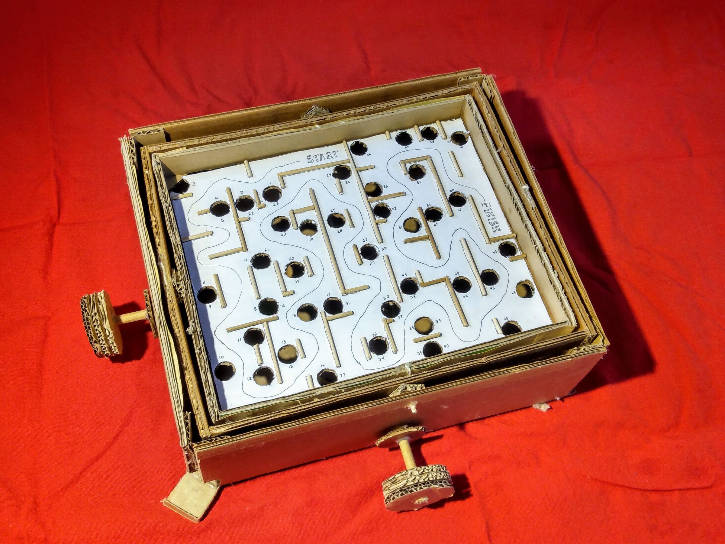 DIY Cardboard Marble Labyrinth : 9 Steps (with Pictures) - Instructables