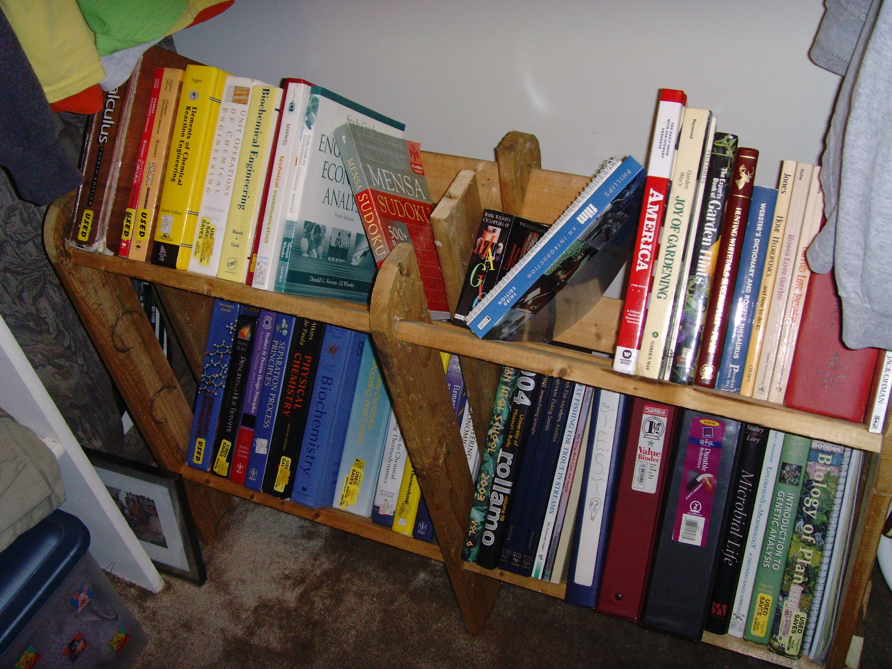 Book Frame: Recycle a Mattress Box Frame Into a Book Shelf! : 9 Steps ...