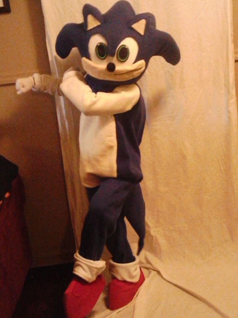 Sonic The Hedgehog Mascot Costume 7 Steps With Pictures Instructables