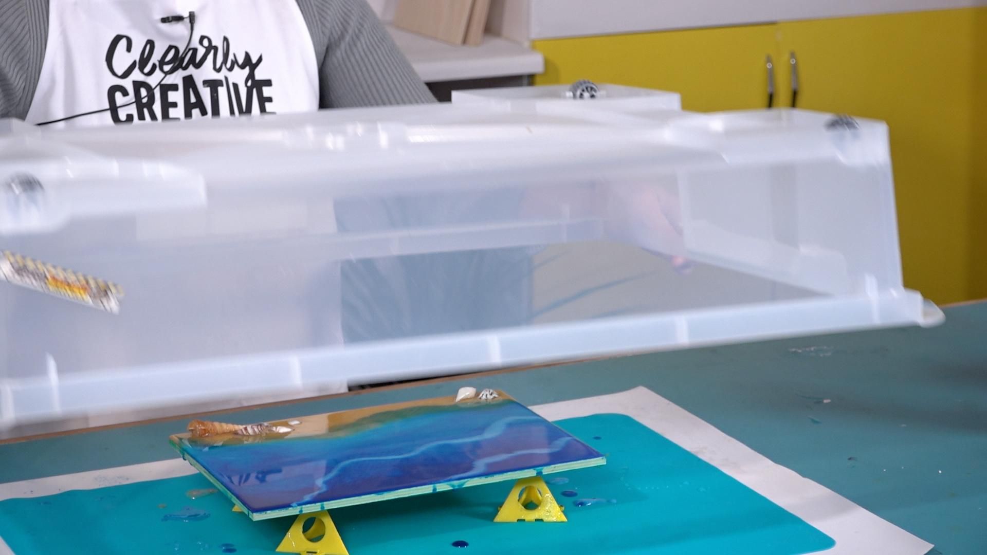 How to Create Two Pieces of Ocean Inspired Resin Art Work! : 8 Steps ...