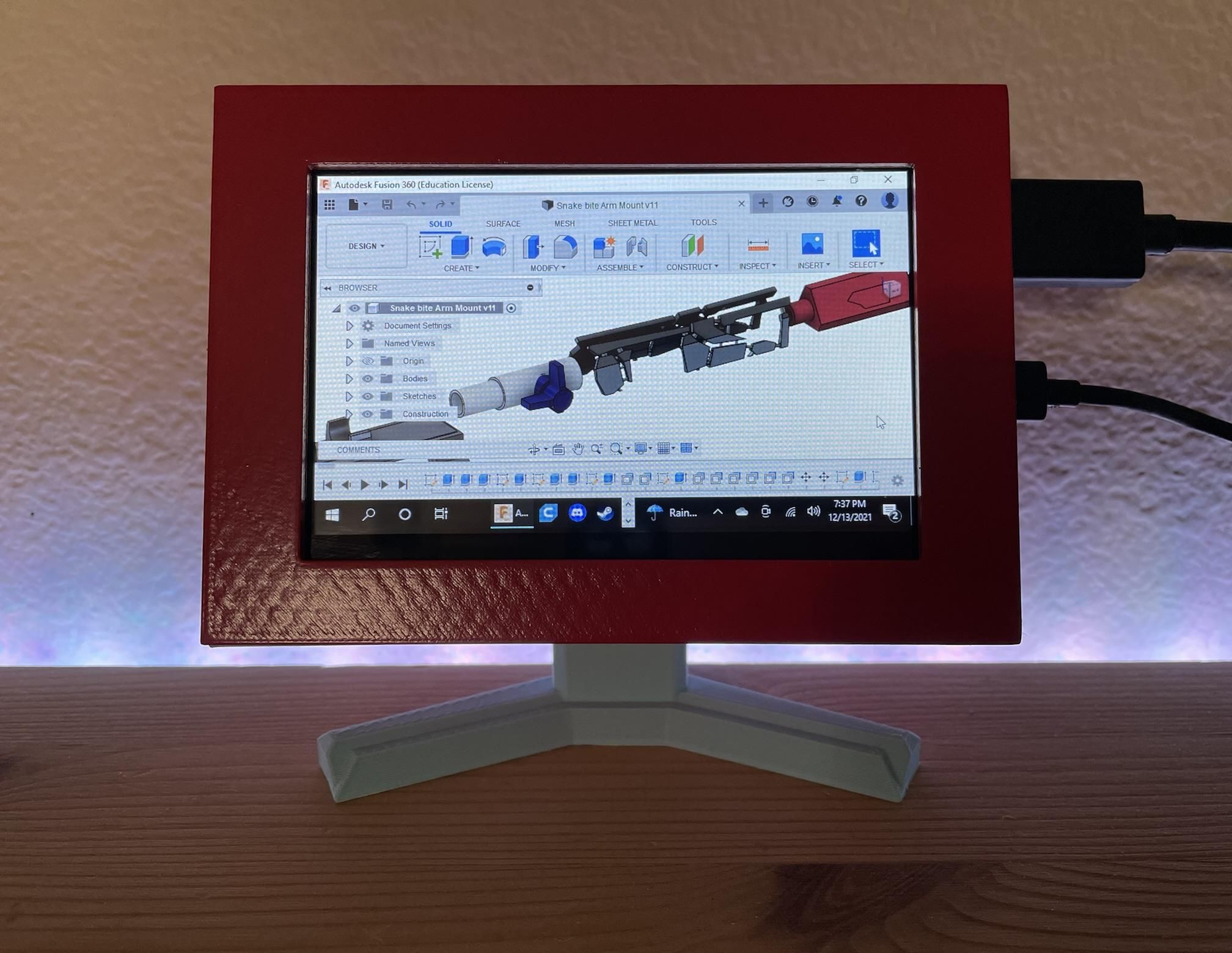3D Printed Mini 5-Inch Monitor : 7 Steps (with Pictures) - Instructables