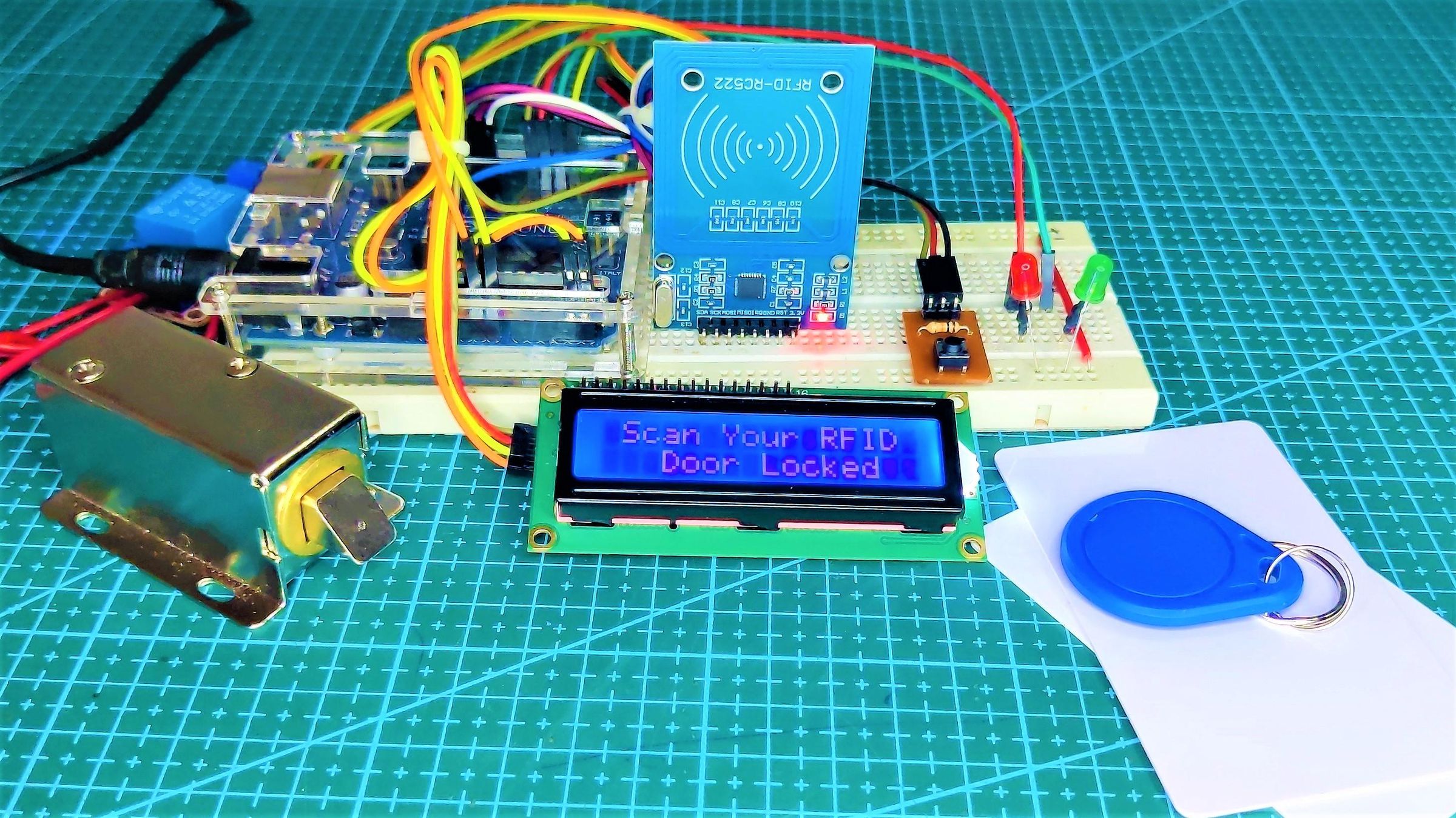 RFID Based Door Lock System Using Arduino Uno : 4 Steps - Instructables