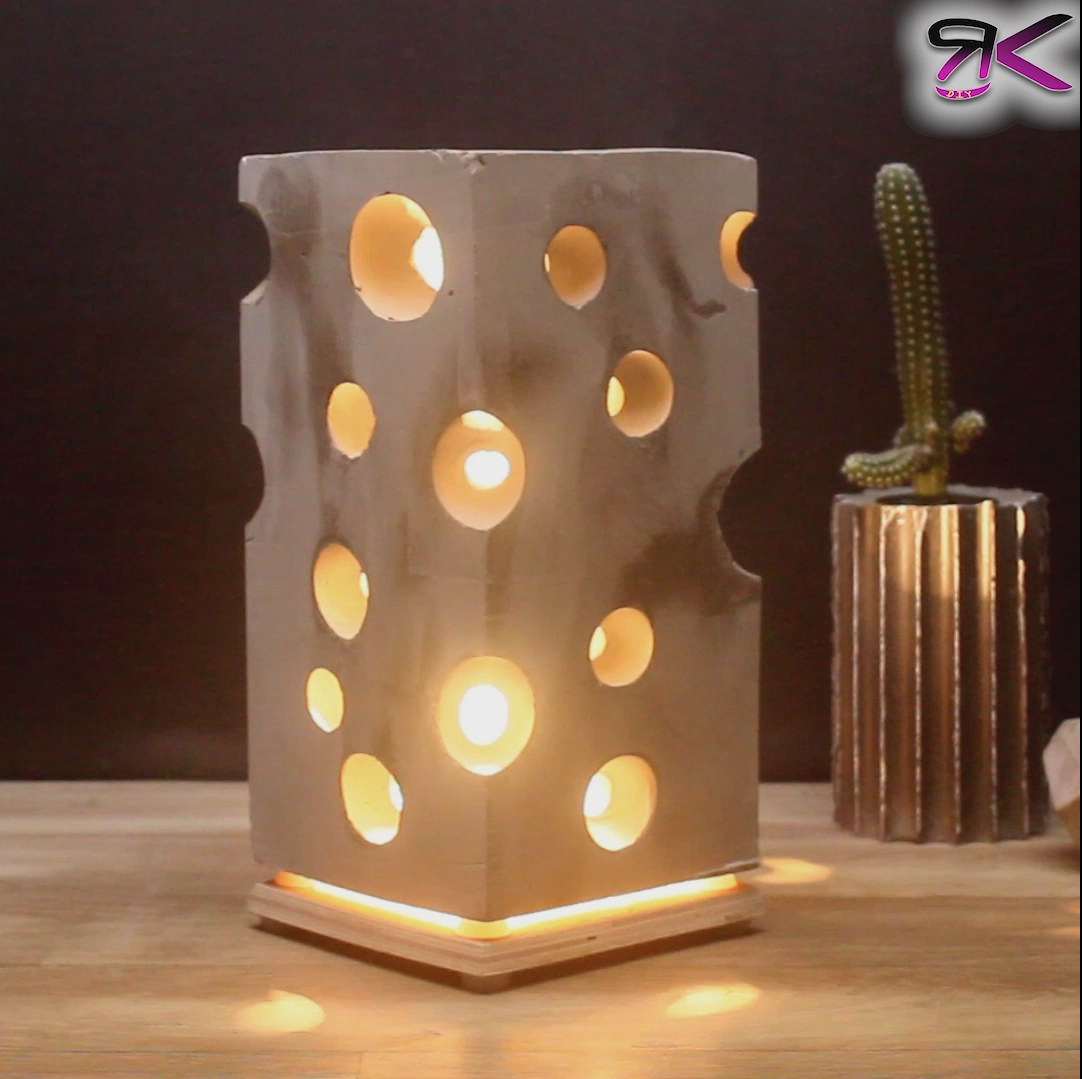 DIY Concrete Lamp : 4 Steps (with Pictures) - Instructables