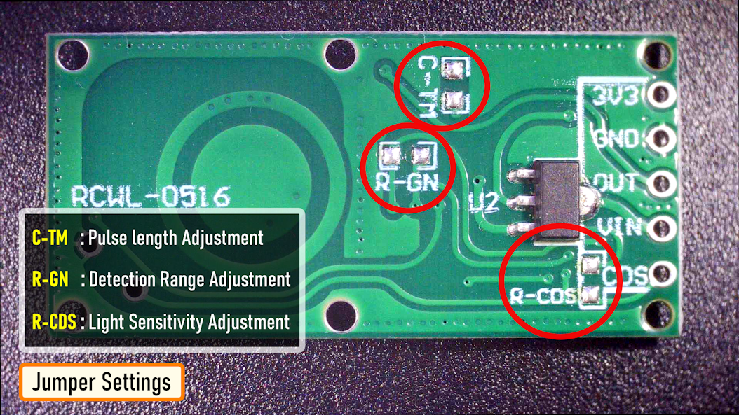 All About RCWL-0516 Microwave Radar Motion Sensor : 15 Steps ...