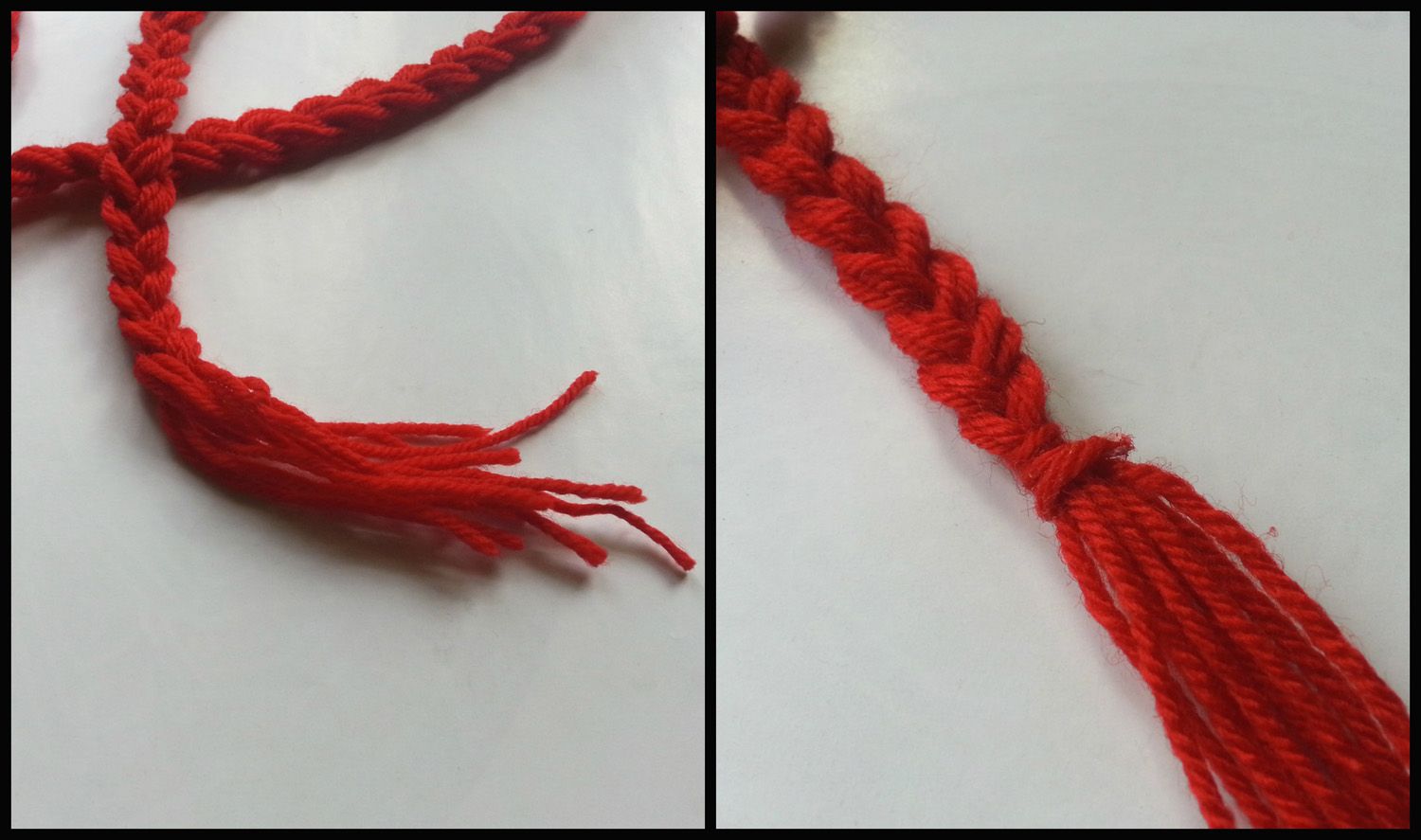 Red Yarn Braids