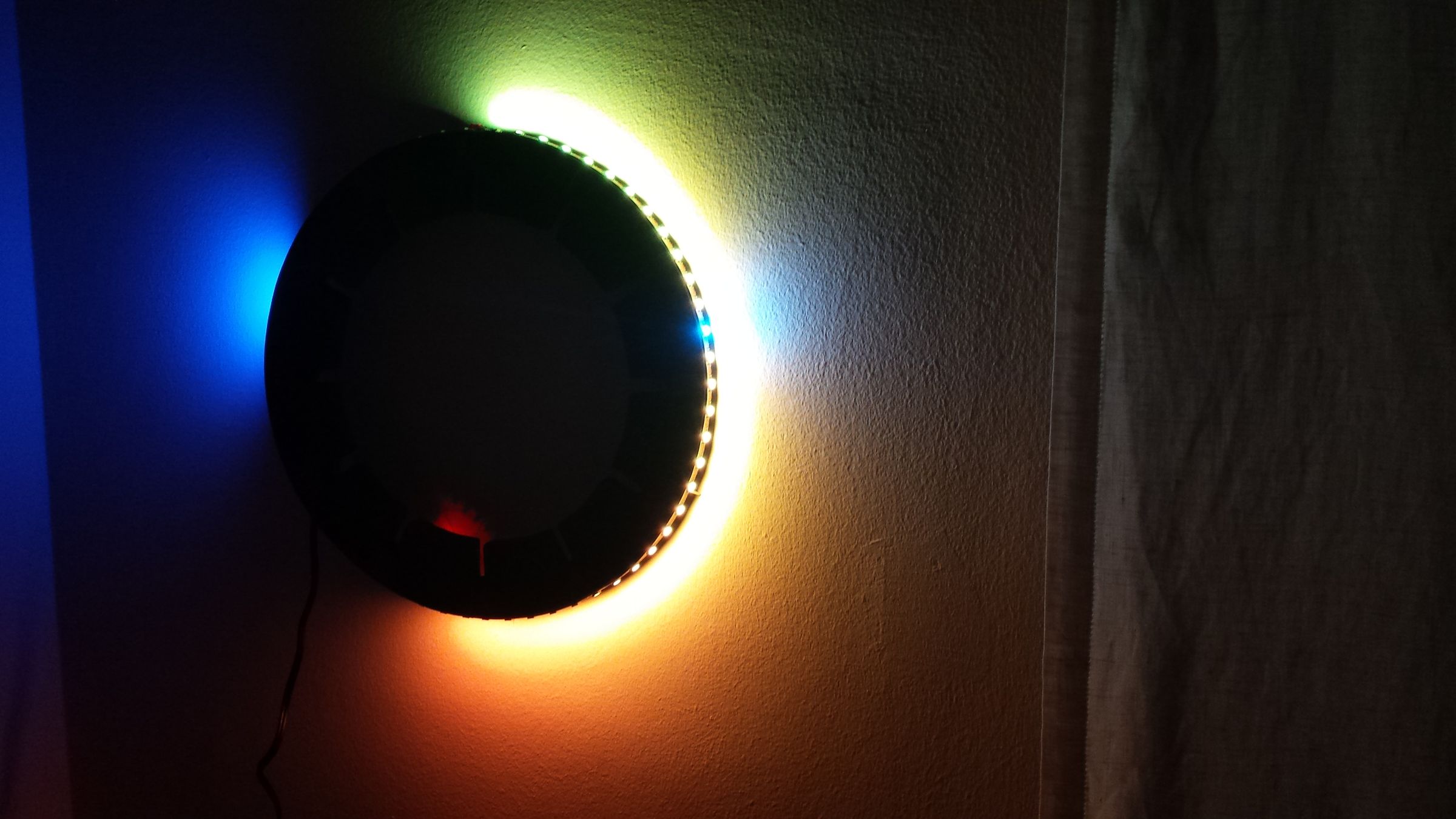 Glowing LED Wall Watch : 12 Steps (with Pictures) - Instructables