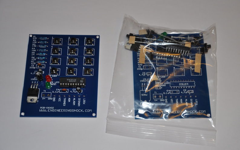 An Electronic Combination Lock Circuit Using the LS7222 IC As a ...