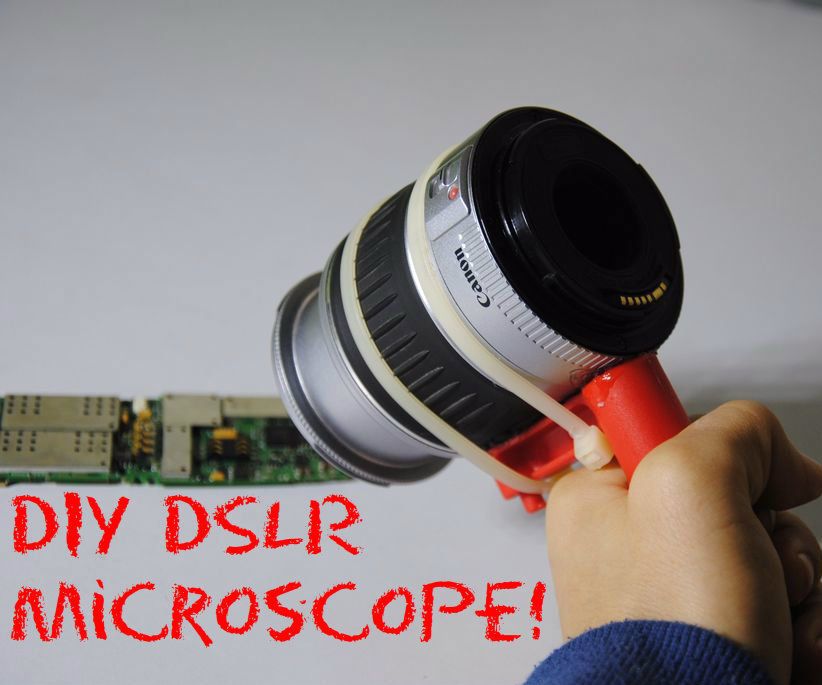 Turn Your Old DSLR Into a Microscope! : 6 Steps (with Pictures ...