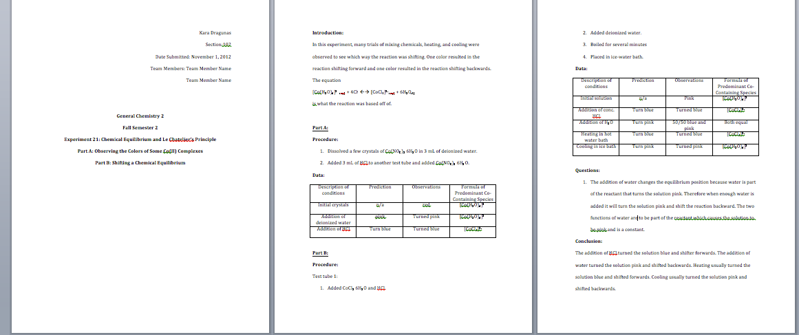 How to Write a General Chemistry Lab Report : 11 Steps - Instructables