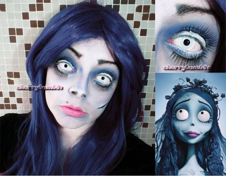 Corpse Bride Makeup Tutorial-8 Easy Steps : 7 Steps - Instructables